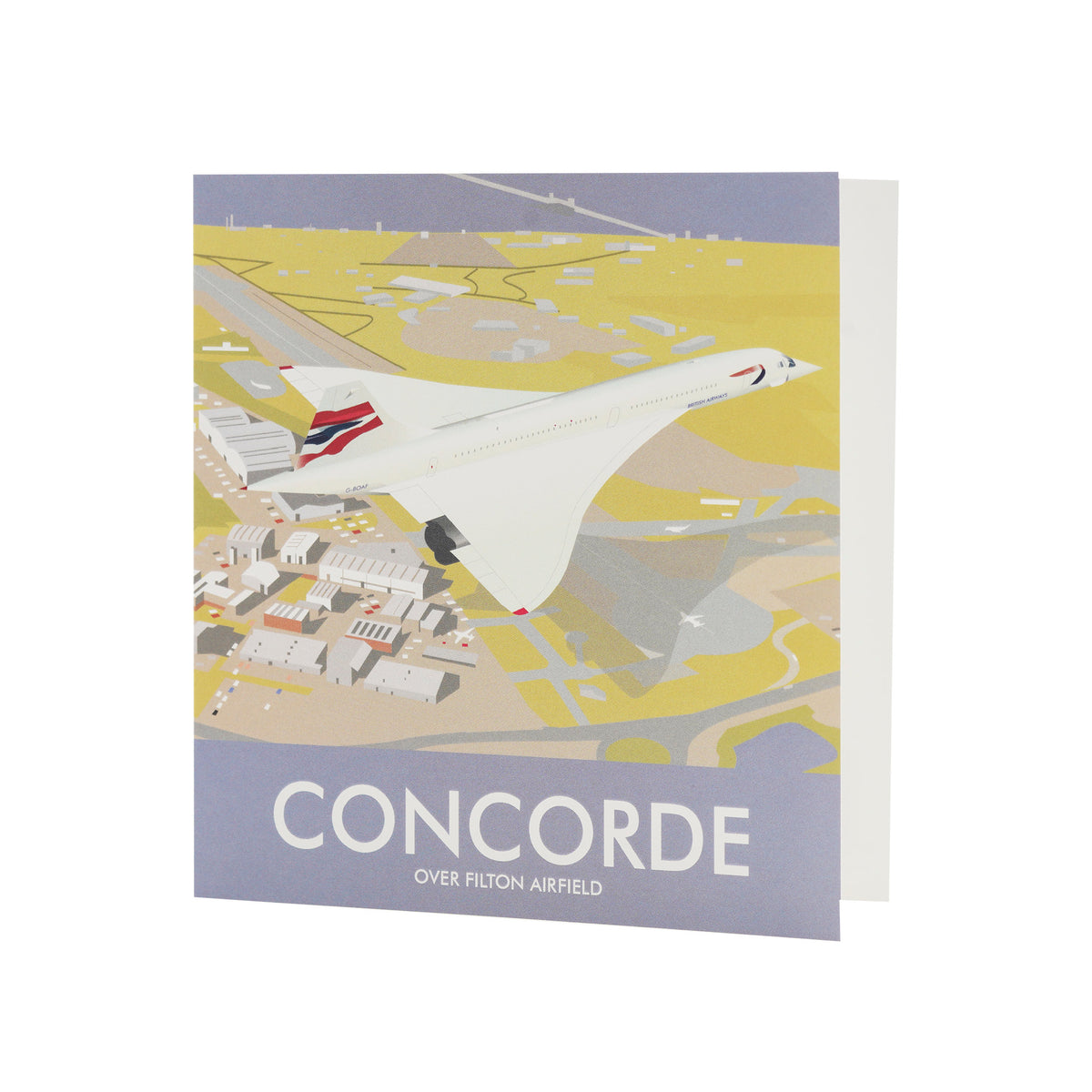 CONCORDE OVER FILTON GREETING CARD 6x6 – Aerospace Bristol